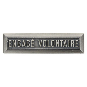 Agrafe Engagé Volontaire (Ordonnance) | OROD